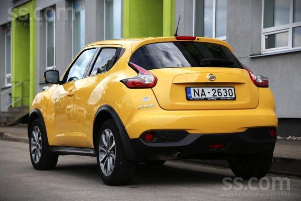 Dzeltens Nissan Juke 2014 Rīga, ar dzinēja tilpumu 1.60 L un nobraukumu 0 tūkst. km par 6995 €, foto 5 vietnē AUTOMOTO.COM.LV