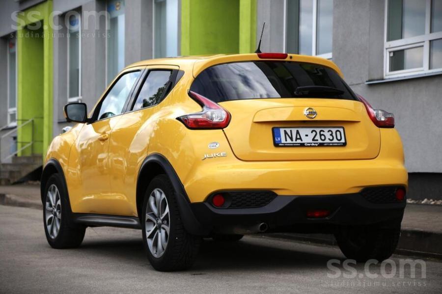 Dzeltens Nissan Juke 2014 Rīga, ar dzinēja tilpumu 1.60 L un nobraukumu 0 tūkst. km par 7200 €, foto 5 vietnē AUTOMOTO.COM.LV