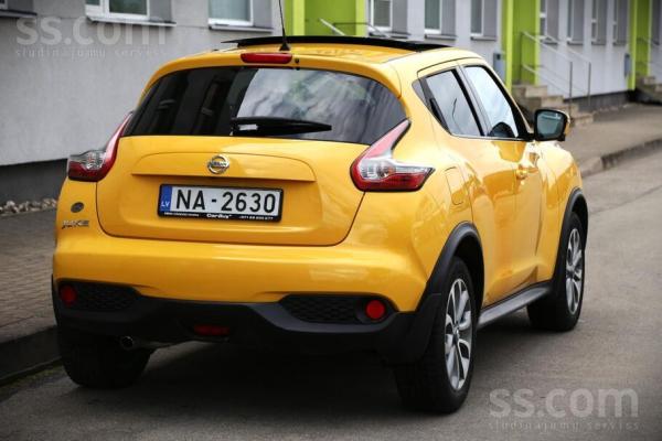 Dzeltens Nissan Juke 2014 Rīga, ar dzinēja tilpumu 1.60 L un nobraukumu 0 tūkst. km par 6995 €, foto 6 vietnē AUTOMOTO.COM.LV