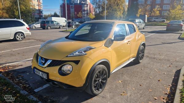 Dzeltens Nissan Juke 2014 Viļņa, ar dzinēja tilpumu 1.60 L un nobraukumu 119 tūkst. km par 5800 €, foto 2 vietnē AUTOMOTO.COM.LV
