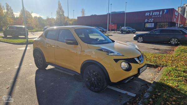 Dzeltens Nissan Juke 2014 Viļņa, ar dzinēja tilpumu 1.60 L un nobraukumu 119 tūkst. km par 5800 €, foto 3 vietnē AUTOMOTO.COM.LV