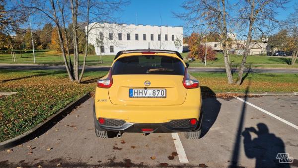 Dzeltens Nissan Juke 2014 Viļņa, ar dzinēja tilpumu 1.60 L un nobraukumu 119 tūkst. km par 5800 €, foto 4 vietnē AUTOMOTO.COM.LV