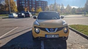 Dzeltens Nissan Juke 2014 Viļņa, ar dzinēja tilpumu 1.60 L un nobraukumu 119 tūkst. km par 5800 €, foto 7 vietnē AUTOMOTO.COM.LV