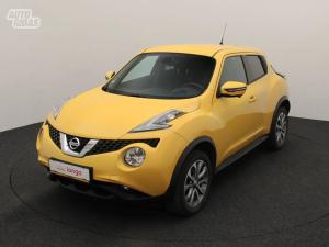 Dzeltens Nissan Juke 2015 Viļņa, ar dzinēja tilpumu 1.20 L un nobraukumu 114 tūkst. km par 8199 €, foto  vietnē AUTOMOTO.COM.LV