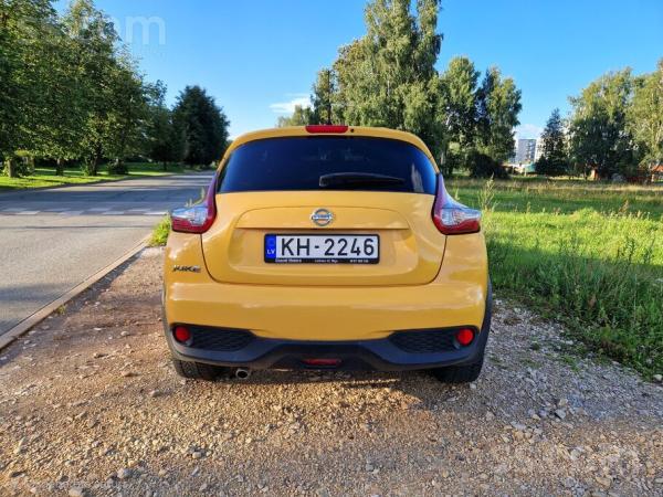 Желтый Ниссан Жук 2015 в Рига, объемом двигателя 1.60 л и пробегом 78 тыс. км за 8200 €, фото 4 на AUTOMOTO.COM.LV