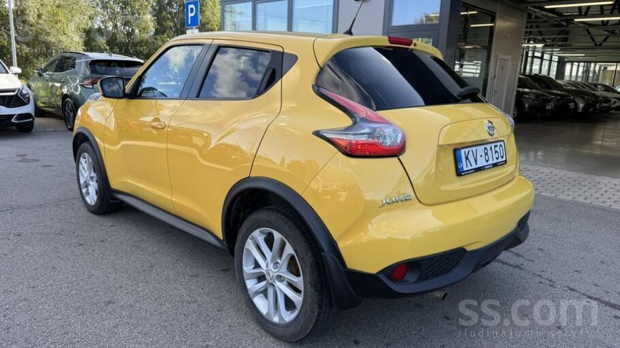 Dzeltens Nissan Juke 2017 Rīga, ar dzinēja tilpumu 1.60 L un nobraukumu 115 tūkst. km par 6900 €, foto 4 vietnē AUTOMOTO.COM.LV
