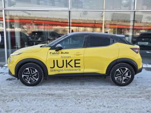 Dzeltens Nissan Juke 2025 Viļņa, ar dzinēja tilpumu 1.60 L un nobraukumu 2 tūkst. km par 27290 €, foto 2 vietnē AUTOMOTO.COM.LV