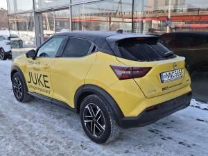 Dzeltens Nissan Juke 2025 Viļņa, ar dzinēja tilpumu 1.60 L un nobraukumu 2 tūkst. km par 27290 €, foto 3 vietnē AUTOMOTO.COM.LV