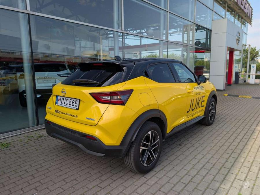 Dzeltens Nissan Juke 2025 Viļņa, ar dzinēja tilpumu 1.60 L un nobraukumu 5 tūkst. km par 25500 €, foto 6 vietnē AUTOMOTO.COM.LV