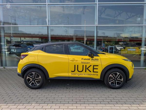 Dzeltens Nissan Juke 2025 Viļņa, ar dzinēja tilpumu 1.60 L un nobraukumu 5 tūkst. km par 25500 €, foto 6 vietnē AUTOMOTO.COM.LV