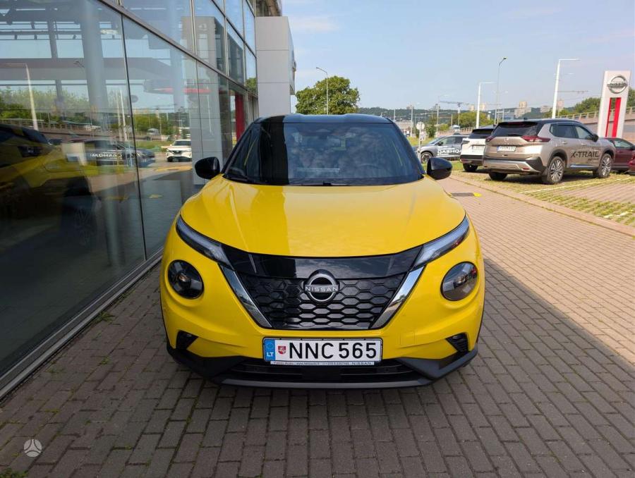 Dzeltens Nissan Juke 2025 Viļņa, ar dzinēja tilpumu 1.60 L un nobraukumu 5 tūkst. km par 25500 €, foto 9 vietnē AUTOMOTO.COM.LV