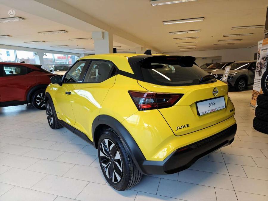 Yellow Nissan Juke 2026 in Siauliai, with an engine capacity of 1.60 L and mileage of 3 thousand km for 23890 €, photo 8 on AUTOMOTO.COM.LV