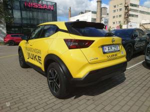 Yellow Nissan Juke 2026 in Kaunas, with an engine capacity of 1.00 L and mileage of 0 thousand km for 23990 €, photo 5 on AUTOMOTO.COM.LV