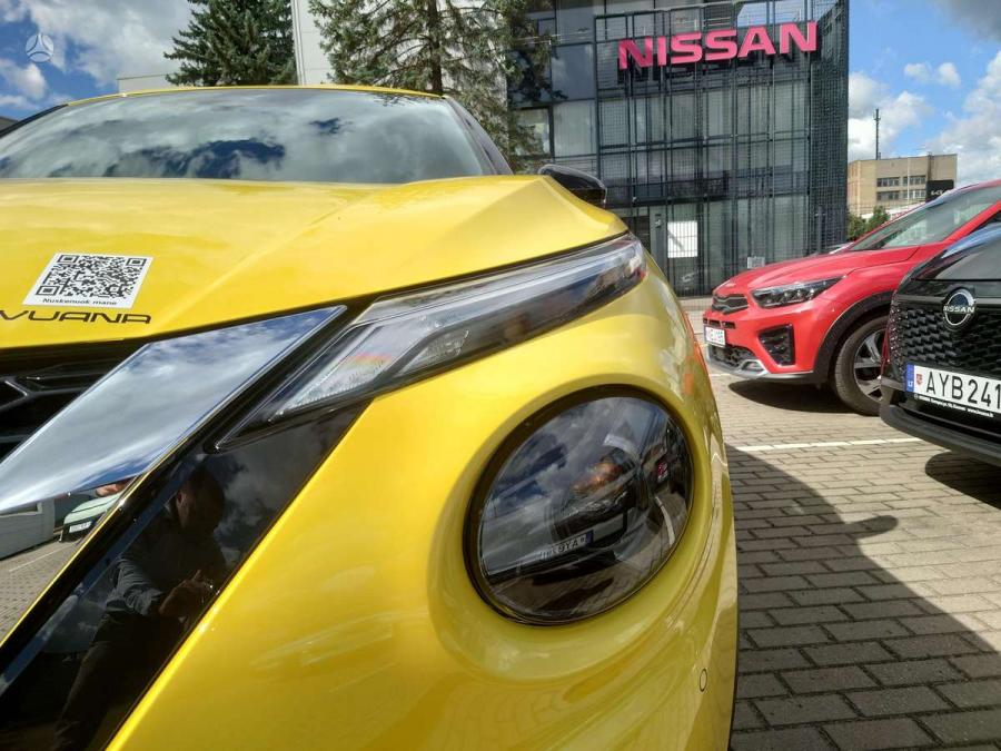 Yellow Nissan Juke 2026 in Kaunas, with an engine capacity of 1.00 L and mileage of 0 thousand km for 23990 €, photo 29 on AUTOMOTO.COM.LV
