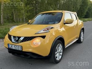 Желтый Ниссан Жук 2015 в Рига, объемом двигателя 1.60 л и пробегом 75 тыс. км за 7000 €, фото  на AUTOMOTO.COM.LV