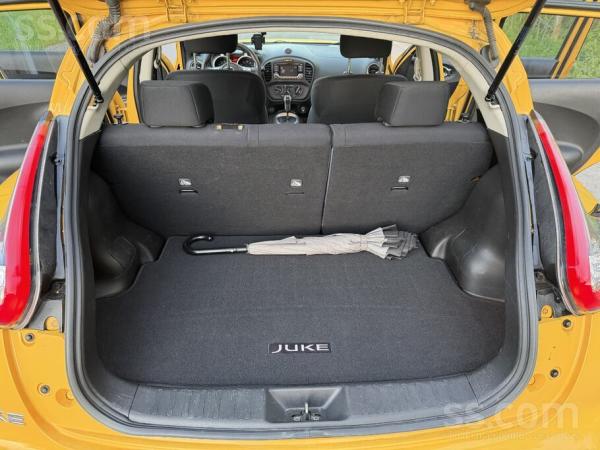 Dzeltens Nissan Juke 2015 Rīga, ar dzinēja tilpumu 1.60 L un nobraukumu 75 tūkst. km par 7000 €, foto 8 vietnē AUTOMOTO.COM.LV