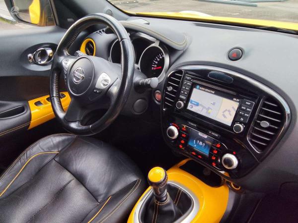 Dzeltens Nissan Juke 2015 Viļņa, ar dzinēja tilpumu 1.20 L un nobraukumu 140 tūkst. km par 6500 €, foto 10 vietnē AUTOMOTO.COM.LV