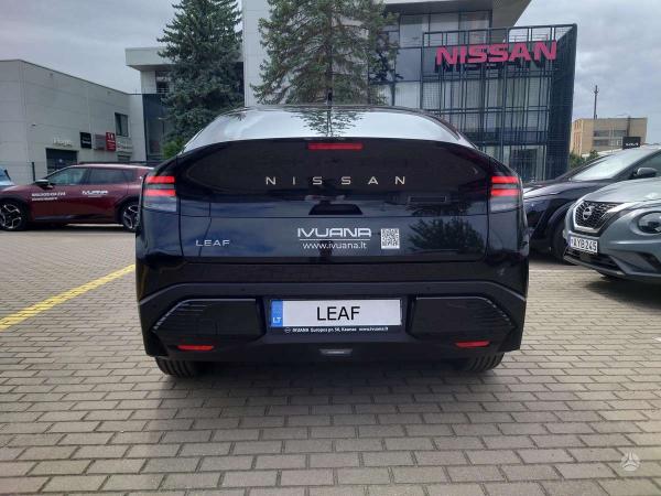 Black Nissan Leaf 2026 in Kaunas, with an engine capacity of 0.00 L and mileage of 0 thousand km for 40890 €, photo 6 on AUTOMOTO.COM.LV