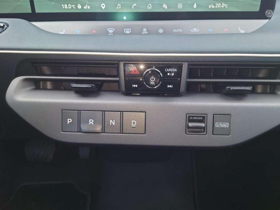Black Nissan Leaf 2026 in Kaunas, with an engine capacity of 0.00 L and mileage of 0 thousand km for 40890 €, photo 19 on AUTOMOTO.COM.LV