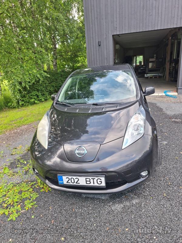 Black Nissan Leaf 2014 in Tallinn, with an engine capacity of 0.00 L and mileage of 133 thousand km for 4000 €, photo 2 on AUTOMOTO.COM.LV