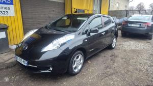 Black Nissan Leaf 2015 in Taurage, with an engine capacity of 0.00 L and mileage of 120 thousand km for 4700 €, photo  on AUTOMOTO.COM.LV