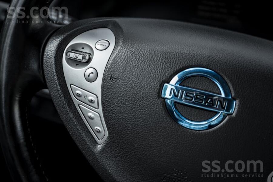 Black Nissan Leaf 2017 in Riga, with an engine capacity of 0.00 L and mileage of 161 thousand km for 4990 €, photo 20 on AUTOMOTO.COM.LV