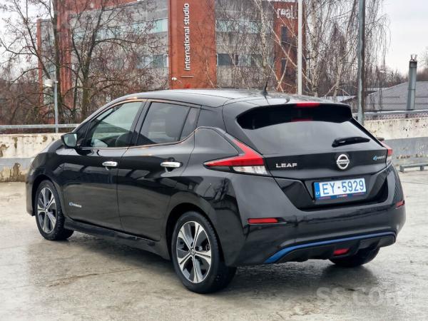 Black Nissan Leaf 2018 in Riga, with an engine capacity of 0.00 L and mileage of 85 thousand km for 11950 €, photo 7 on AUTOMOTO.COM.LV