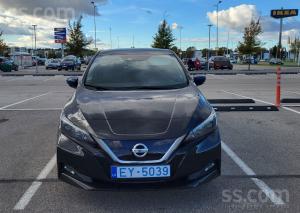 Black Nissan Leaf 2018 in Riga, with an engine capacity of 0.00 L and mileage of 206 thousand km for 7900 €, photo  on AUTOMOTO.COM.LV