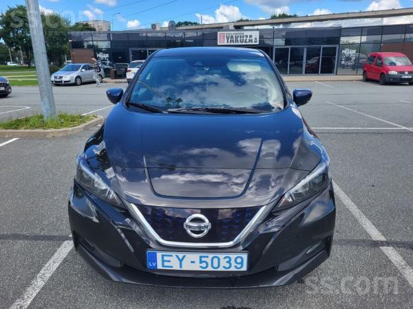 Black Nissan Leaf 2018 in Riga, with an engine capacity of 0.00 L and mileage of 207 thousand km for 7300 €, photo 1 on AUTOMOTO.COM.LV