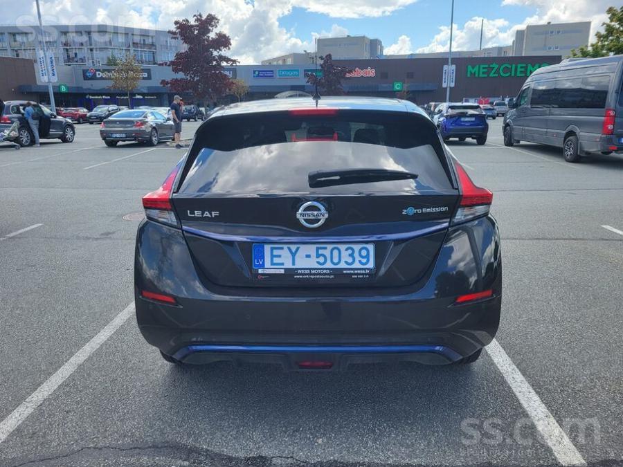 Black Nissan Leaf 2018 in Riga, with an engine capacity of 0.00 L and mileage of 208 thousand km for 6700 €, photo 10 on AUTOMOTO.COM.LV
