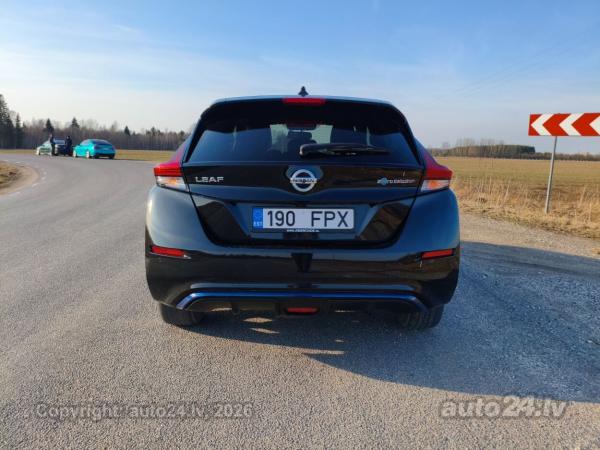 Black Nissan Leaf 2019 in Tallinn, with an engine capacity of 0.00 L and mileage of 112 thousand km for 16490 €, photo 6 on AUTOMOTO.COM.LV