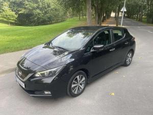 Black Nissan Leaf 2019 in Kaunas, with an engine capacity of 0.00 L and mileage of 68 thousand km for 10500 €, photo  on AUTOMOTO.COM.LV