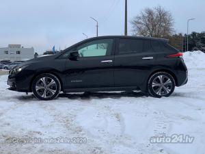 Black Nissan Leaf 2020 in Tallinn, with an engine capacity of 0.00 L and mileage of 45 thousand km for 14900 €, photo 6 on AUTOMOTO.COM.LV