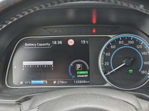 Black Nissan Leaf 2020 in Vilnius, with an engine capacity of 0.00 L and mileage of 140 thousand km for 13500 €, photo 10 on AUTOMOTO.COM.LV