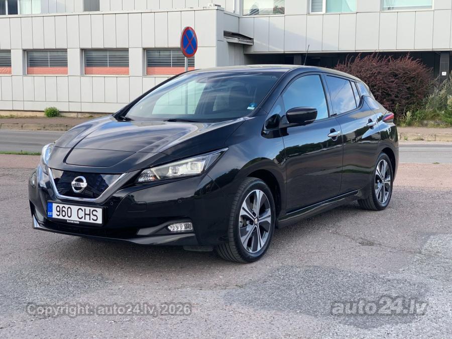 Black Nissan Leaf 2020 in Tallinn, with an engine capacity of 0.00 L and mileage of 27 thousand km for 15500 €, photo 1 on AUTOMOTO.COM.LV