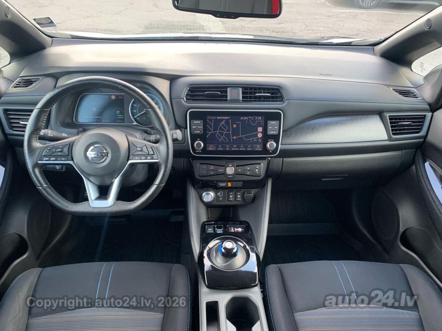 Black Nissan Leaf 2020 in Tallinn, with an engine capacity of 0.00 L and mileage of 27 thousand km for 15500 €, photo 16 on AUTOMOTO.COM.LV