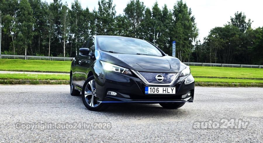 Black Nissan Leaf 2020 in Valga, with an engine capacity of 0.00 L and mileage of 84 thousand km for 16990 €, photo 1 on AUTOMOTO.COM.LV