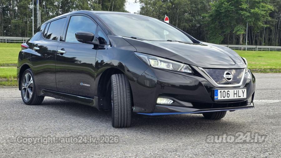 Black Nissan Leaf 2020 in Valga, with an engine capacity of 0.00 L and mileage of 84 thousand km for 16990 €, photo 5 on AUTOMOTO.COM.LV