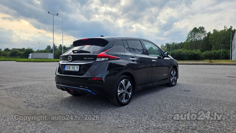 Black Nissan Leaf 2020 in Valga, with an engine capacity of 0.00 L and mileage of 84 thousand km for 16990 €, photo 7 on AUTOMOTO.COM.LV