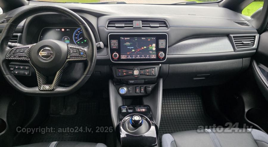 Black Nissan Leaf 2020 in Valga, with an engine capacity of 0.00 L and mileage of 84 thousand km for 16990 €, photo 12 on AUTOMOTO.COM.LV