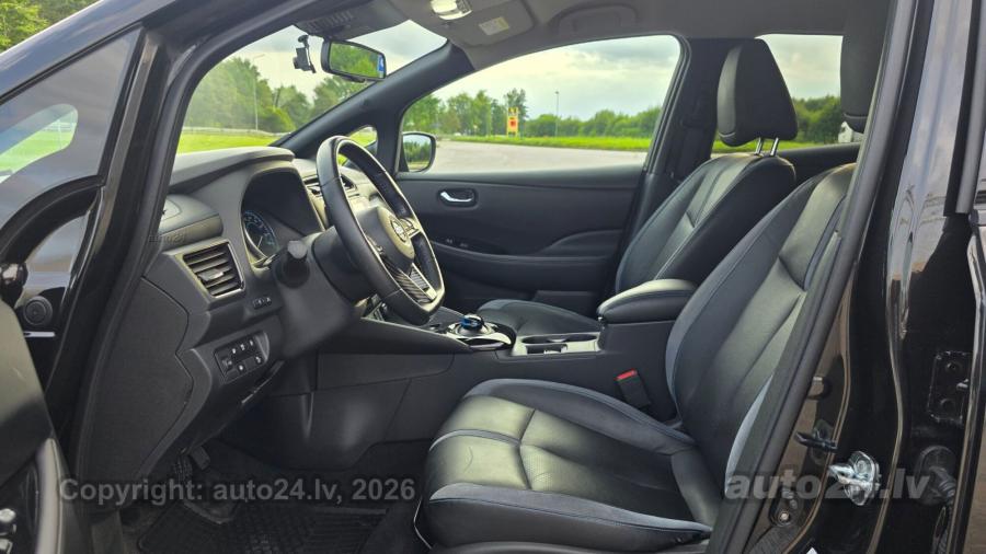 Black Nissan Leaf 2020 in Valga, with an engine capacity of 0.00 L and mileage of 84 thousand km for 16990 €, photo 13 on AUTOMOTO.COM.LV