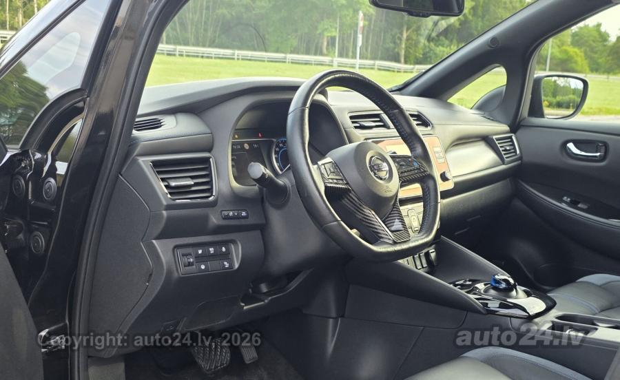 Black Nissan Leaf 2020 in Valga, with an engine capacity of 0.00 L and mileage of 84 thousand km for 16990 €, photo 27 on AUTOMOTO.COM.LV