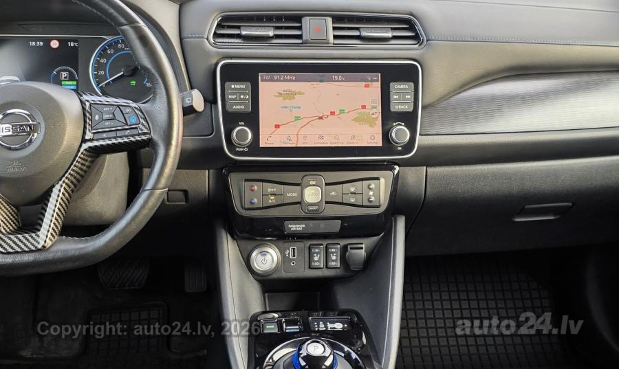Black Nissan Leaf 2020 in Valga, with an engine capacity of 0.00 L and mileage of 84 thousand km for 16990 €, photo 28 on AUTOMOTO.COM.LV