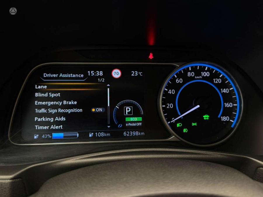 Melns Nissan Leaf 2020 Panevēža, ar dzinēja tilpumu 0.00 L un nobraukumu 62 tūkst. km par 11990 €, foto 25 vietnē AUTOMOTO.COM.LV