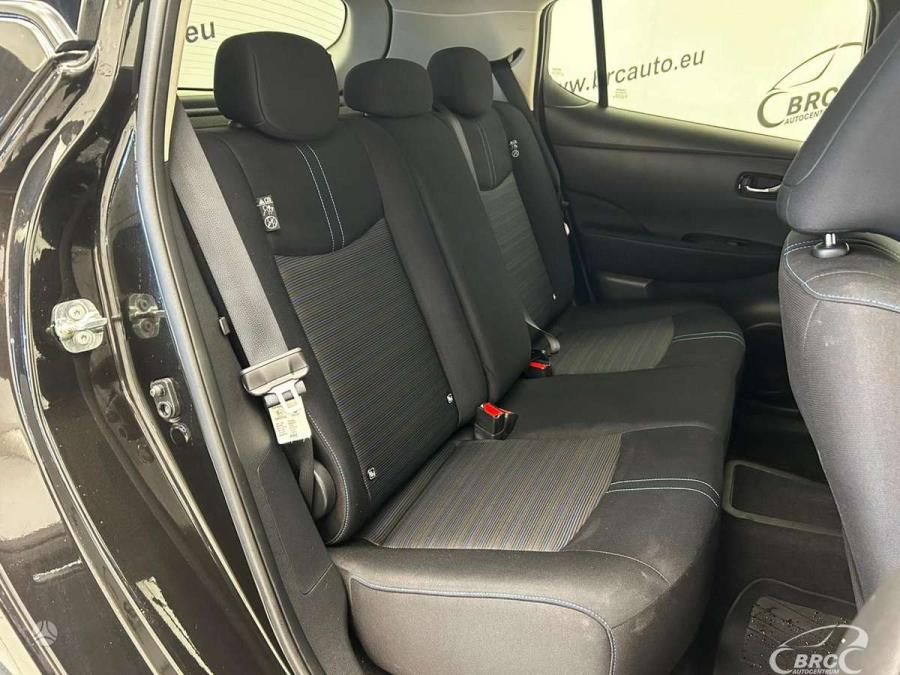 Black Nissan Leaf 2021 in Vilnius, with an engine capacity of 0.00 L and mileage of 46 thousand km for 12500 €, photo 10 on AUTOMOTO.COM.LV