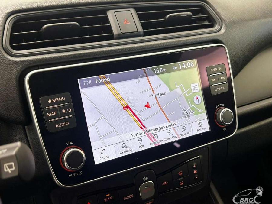 Black Nissan Leaf 2021 in Vilnius, with an engine capacity of 0.00 L and mileage of 46 thousand km for 12500 €, photo 19 on AUTOMOTO.COM.LV