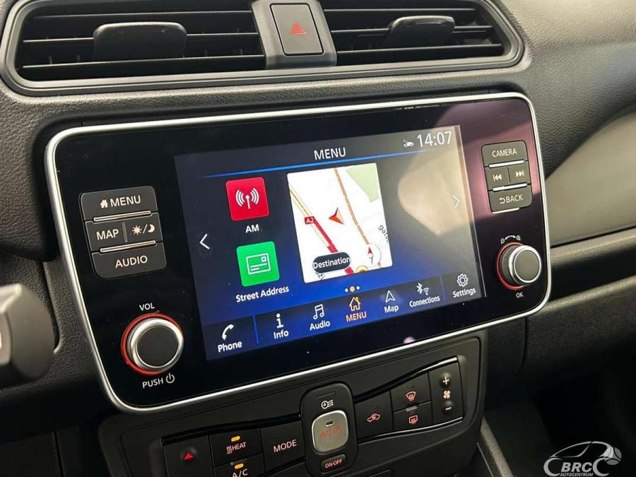 Black Nissan Leaf 2021 in Vilnius, with an engine capacity of 0.00 L and mileage of 46 thousand km for 12500 €, photo 23 on AUTOMOTO.COM.LV
