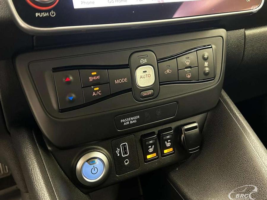 Black Nissan Leaf 2021 in Vilnius, with an engine capacity of 0.00 L and mileage of 46 thousand km for 12500 €, photo 24 on AUTOMOTO.COM.LV
