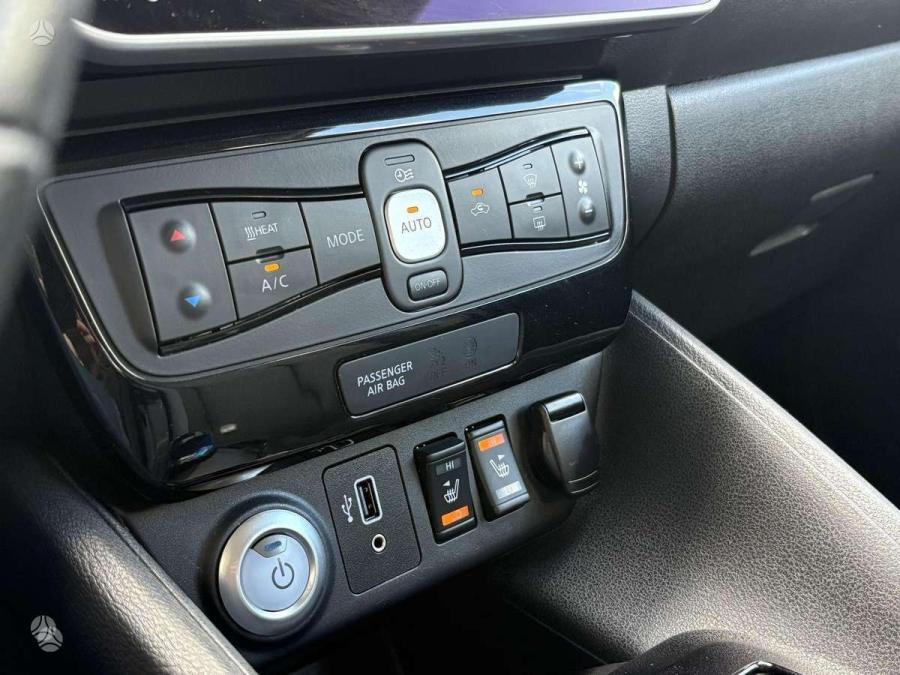 Melns Nissan Leaf 2021 Viļņa, ar dzinēja tilpumu 0.00 L un nobraukumu 122 tūkst. km par 13800 €, foto 14 vietnē AUTOMOTO.COM.LV