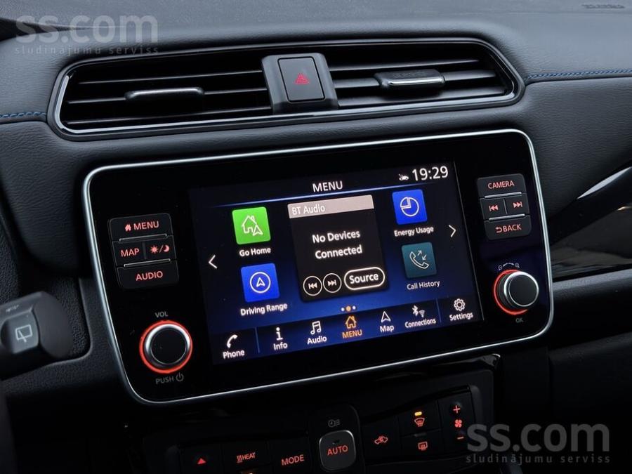 Melns Nissan Leaf 2021 Rīga, ar dzinēja tilpumu 0.00 L un nobraukumu 89 tūkst. km par 14990 €, foto 20 vietnē AUTOMOTO.COM.LV